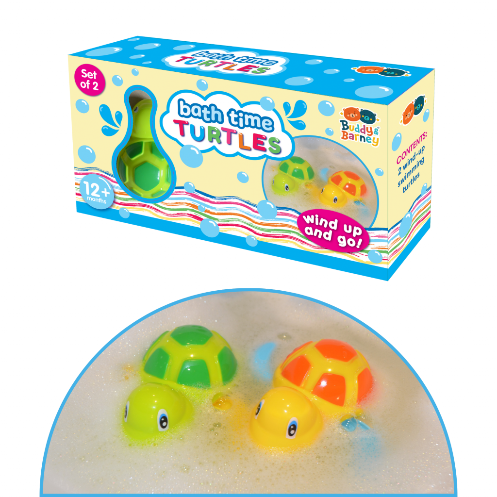 Bath Time Swimming Turtles - Buddy & Barney Ltd